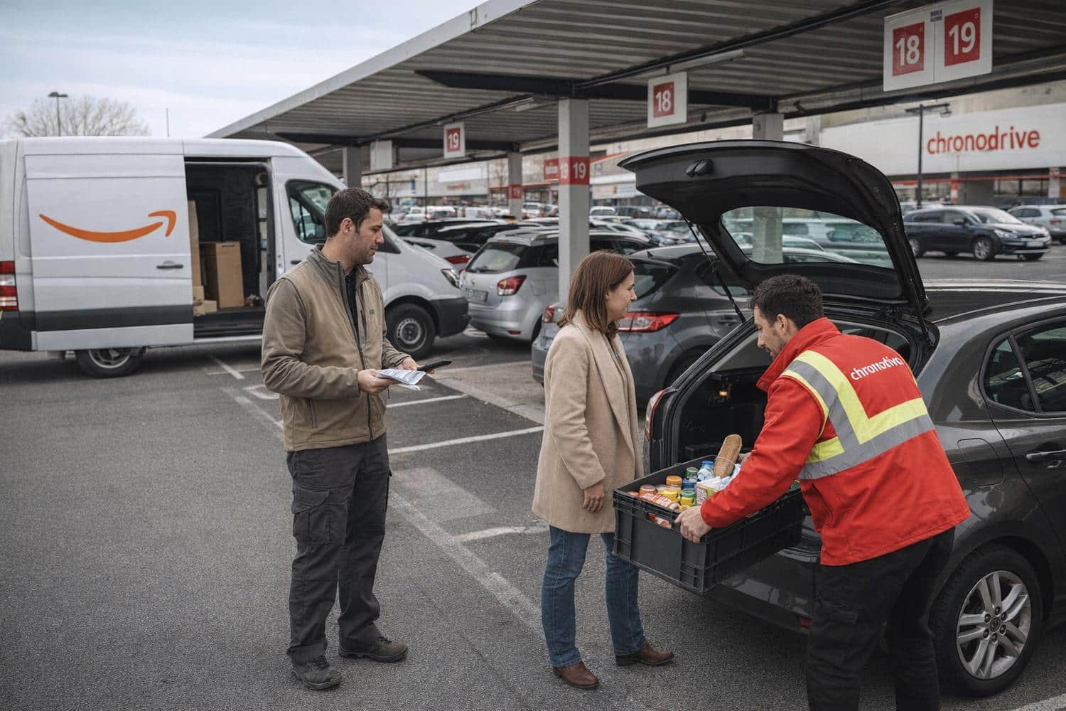 Les clients d’Amazon profitent du partenariat Chronodrive déployé sur ...